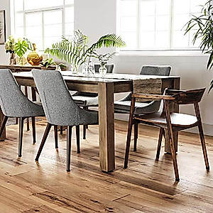 Super Sliders 1 Inch Round Felt Self-Stick Furniture Sliders for Hardwood Floors and Surfaces, Formed Secure Grip for More Protection and Longer Wear (20 Pack, Brown)