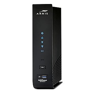 Arris (SBG7600AC2-RB) - Cable Modem Router Combo - Fast DOCSIS 3.0 & AC2350 WiFi,for Comcast Xfinity, Cox, Charter Spectrum & More, Four 1 Gbps Ports, 800 Mbps Max Internet Speeds - Renewed