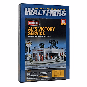 Walthers Cornerstone Series Kit HO Scale Al's Victory Service Station
