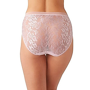 Wacoal Women's Awareness Hi-Cut Brief Panty, Pale Pink, Large