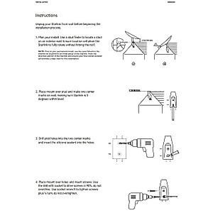Starlink Short Wall Mount