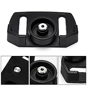 UOIENRT 490-241-0038 Universal Roller Wheel Skid Slide Shoes Replacement for MTD MTD Pro Troy-Bilt Yard Man Snow Blower (2 Pack)