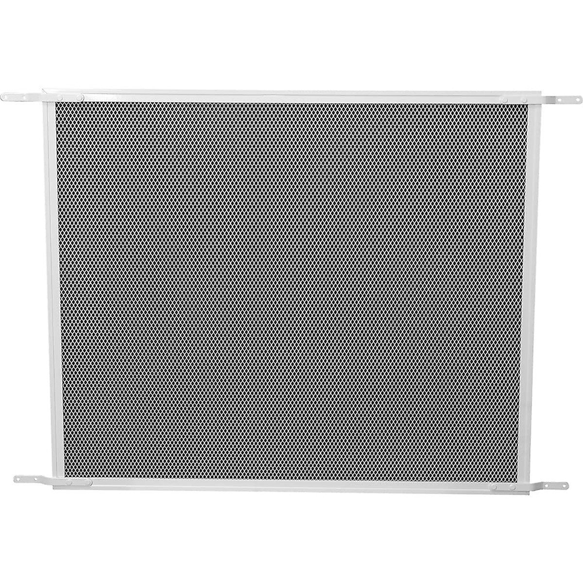 Make-2-Fit PL 15941 Patio, 48 in. x 26 in, Aluminum Const Sliding Screen Door Grill, 48 in. x 48 in, White