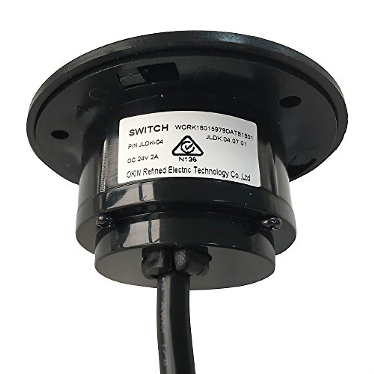 Fromann 2 Button Remote Hand Control Handset with USB and Blue Light for Power Recliner Lift Chairs