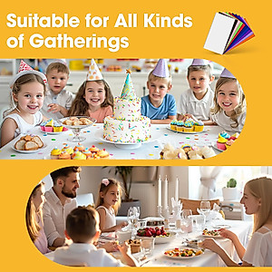 Niuara White Plastic Table Cloth Rectangle Table 4 Pack, 54''×108'' White Tablecloth for 6ft Tables, Table Cloth for Disposable Use, Table Cover for Holiday Party, Gathering