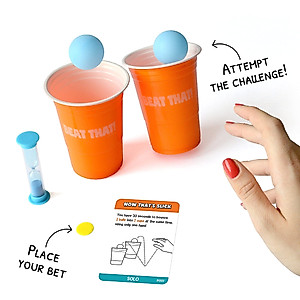 Gutter Games Beat That! Game and Household Objects Expansion Combo Pack [Family Party Game for Kids & Adults]