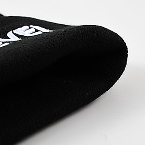 Funny Gifts for Dad from Daughter Son Fathers Day Beanie Winter Hat Christmas Stocking Stuffers for Men Daddy Step Dad Him Black