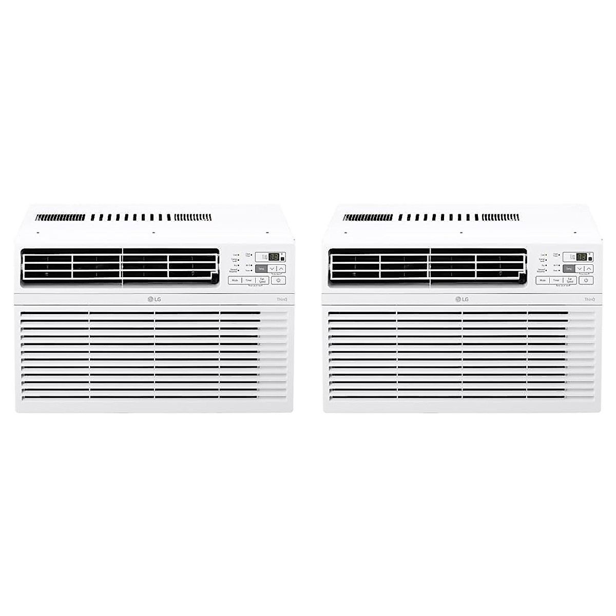 LG 10000 BTU Window Air Conditioners [2023 New] & 8000 BTU Window Air Conditioners 2023 New Remote Control WiFi Enabled App Ultra-Quite Washable Filter Cools 340 Sq. Ft