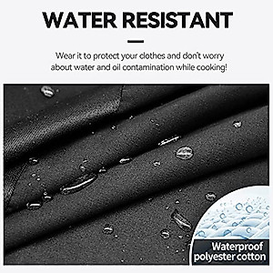 NLUS Funny Apron for Men, Funny Gifts for Dad Christmas Gift Grilling Cooking Chef Apron with 3 Pockets for Dad Husband