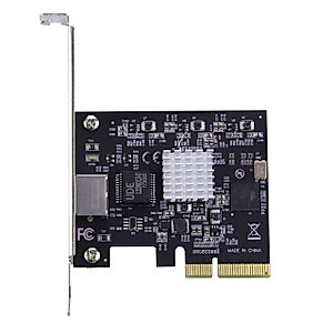 StarTech.com 5G PCIe Network Adapter Card - NBASE-T & 5GBASE-T 2.5BASE-T PCI Express Network Interface Adapter - 5GbE/2.5GbE/1GbE Multi Gigabit Ethernet Workstation NIC - 4 Speed LAN Card (ST5GPEXNB)