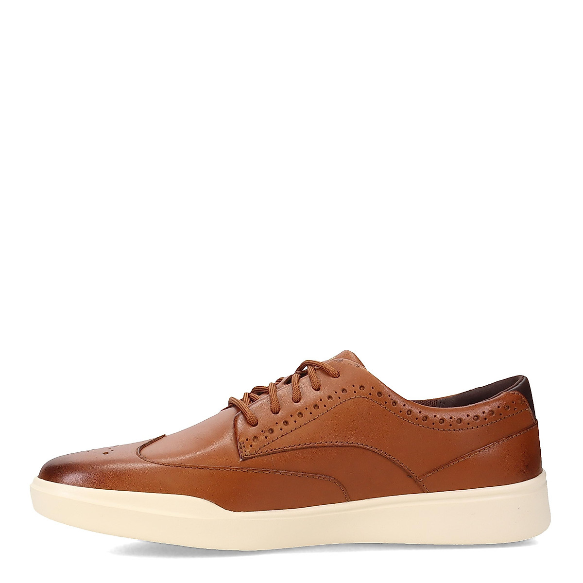Cole Haan Men's Grand Crosscourt Wingtip Sneaker, British Tan/Ivory, 10.5 M