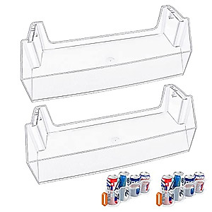 [2 PACK] UPGRADED W11239961 Refrigerator Door Shelf Bin Replacement Compatible with Whirlpool Refrigerator Door Shelf Parts W10900538, PS12578777, WRS315SDHM01, WRS321SDHZ01, WRS315SDHZ08,WRS325SDHZ01