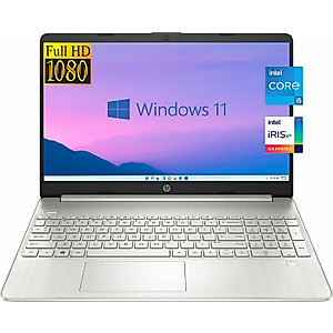 HP 15.6" FHD Laptop, Intel 11th Gen Core i5-1135G7 (Up to 4.2GHz,4 Core), 32GB DDR4, 1TB PCIe SSD, Intel Iris Xe Graphics, WiFi, Bluetooth, Windows 11 S Bundle with JAWFOAL