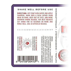 Moosh Natural Dog Shampoo – Promotes Healthy Hair, Coat and Skin. Helps Hot Spots, Dry Itchy Skin. Pet Odor Eliminator – Grooming Shampoo. Shea Butter, Argan Oil, Aloe Vera, Bentonite Clay