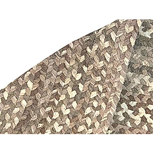 Better Trends Ombre Area Rug, 24" x 72" Runner, Reversible and Durable, 100% Soft Cotton Anti-Fatigue Chenille, Braided Rug for Entryway Living Room, Kitchen - Beige