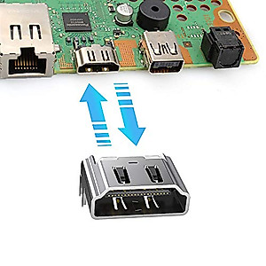 ZIYUETEK HDMI Port Socket Interface Connector Replacement 1pcs for Sony Playstation 4 PS4 Cuh-1001a Cuh-1115a(Note:NOT FIT for PS4 Slim/pro)
