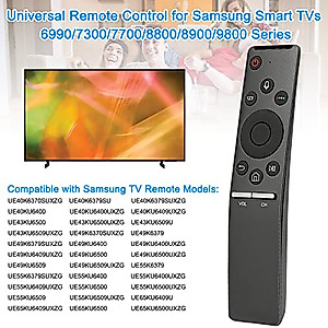 Universal Voice Remote Control Replacement for Samsung Remote BN59-01259B BN59-01242A BN59-01266A BN59-01274A BN59-01292A BN59-01298A fit for Samsung Smart TVs 6990/7300/7700/8800/8900/9800 Series