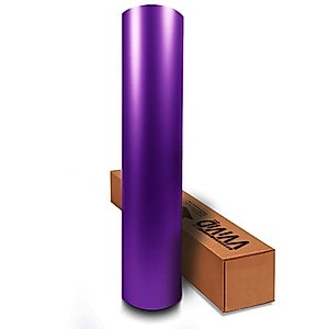 Matte Purple 60 Inches x 1 Foot Car Wrap Vinyl Roll with Air Release 3MIL-VViViD8