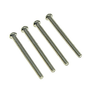 KAISH Pack of 20 American Thread Humbucker Pickup Height Screws Guitar Humbucker Pickup Screws with Springs for Gibson/EMG/Seymour Duncan/Dimarzio Nickel