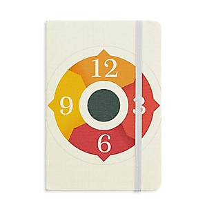 Digital Average Distribution Dial Notebook Official Fabric Hard Cover Classic Journal Diary
