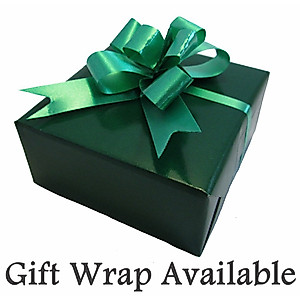 Claddagh Earrings Gold Plated & Synthetic Emerald Drops