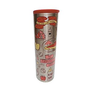 Starbucks New York State Vacuum Insulated Stainless Steel Tumbler, 16 Oz, Red, 011185556