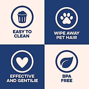 Bonza Dog and Cat Massage Brush, Dog Bath Brush with Removable Screen, Soft Silicone Bristles for Gentle Grooming for Pet, Curry Comb for Washing, Brushing for Short, Medium and Long Haired Pets