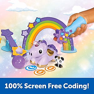Learning Resources Coding Critters MagiCoders: Skye the Unicorn, Screen-Free Early Coding Toy For Kids, Interactive STEM Coding Pet, 22 Pieces, Ages 4+