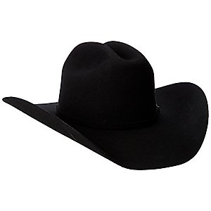 Justin Men's 3X Rodeo Hat, Black,7 3/8