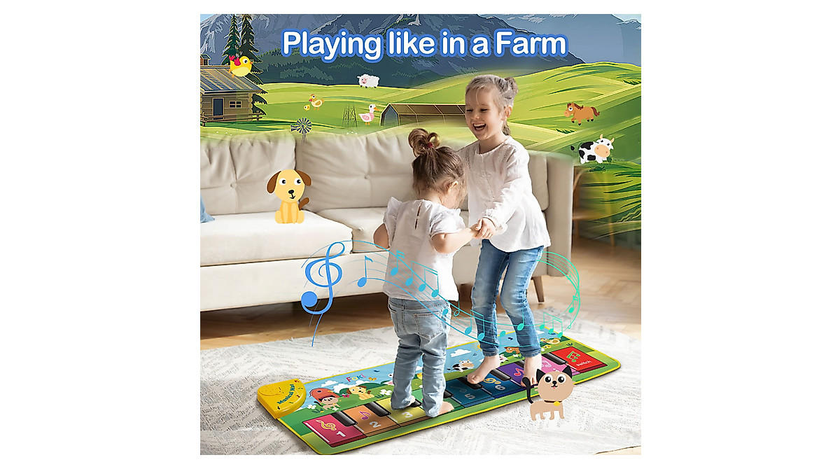 FOKI Musical Piano Mat for Kids - Fun & Educational