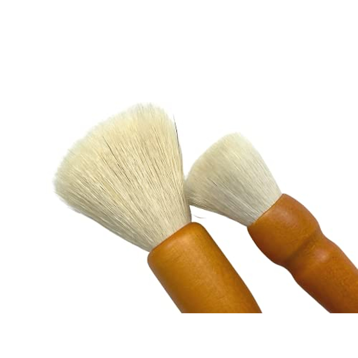 Southside Plants Cactus Cleaning Brushes Pack - Soft Goat Hair Bristles with Wooden Handle Brushes for Indoor Cactus & Succulent Plants Dusting- Gardening Cleaning Tools (7", 3.2") Sizes Pack