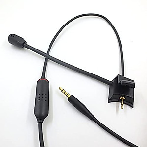 MOUDOAUER Detachable Boom Microphone Cable for Bose for QuietComfort 35 for QC 35II for PS4 for PS5 Accessory Part