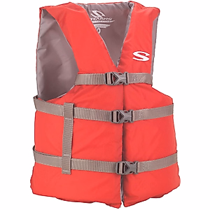 Stearns Adult Classic Series Life Vest, USCG Approved Type III Life Jacket with Standard & Oversized Fits, Great for Boating, Swimming, Watersports, & More