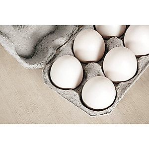 Cornucopia Cardboard Egg Cartons (18-Pack); Each for One Dozen, Eco-friendly Recycled Material Biodegradable 12-count Egg Cartons w/Labels