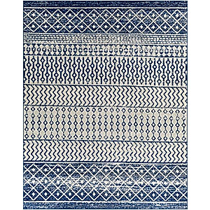 Artistic Weavers Chester Boho Moroccan Area Rug 7'10" x 10'3", Royal Blue