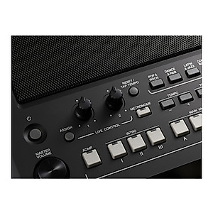 Yamaha PSRSX600 Arranger Workstation keyboard,Black