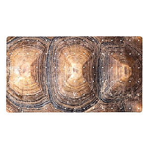 Non Slip Bathtub Mats with Suction Cups, Bath Tub Shower Mat for Bathroom, Machine Washable Bathroom Mats with Drain Holes(Texture of Turtle Carapace)