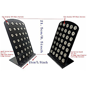 Ladieshow Snap Jewelry Display Stand for Petite Small Button 12mm
