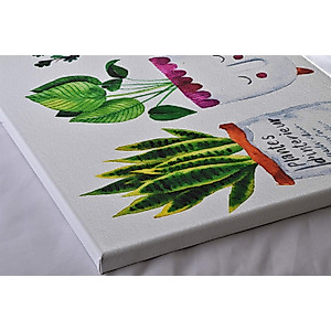 TEXTURE OF DREAMS Watercolor Cute Baby Africa Jungle Animals Print on Canvas Wall Art, Lion Monkey Elephant Giraffe Leopard Zebra, Safari Wild Animals Nursery Boy Room Decor 6 Pack (10" x 10")