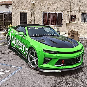 Xotic Tech Sport Track Racing Style CNC Aluminum Screw-on Tow Hook Front Bumper Compatible with Chevrolet Camaro 2016-2021 (Red)