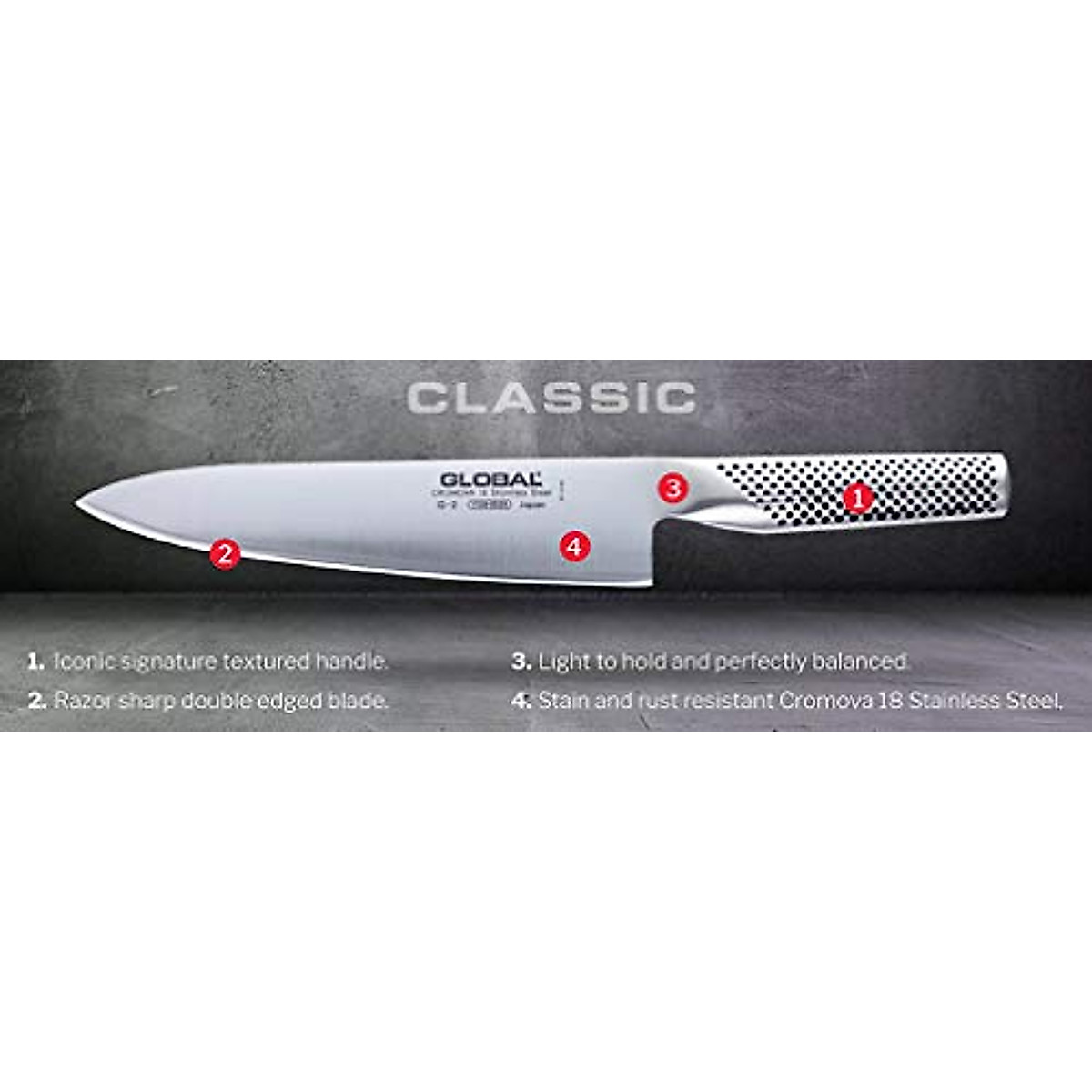 Global GF-35 - 12 inch, 30cm Heavyweight Chef's Knife