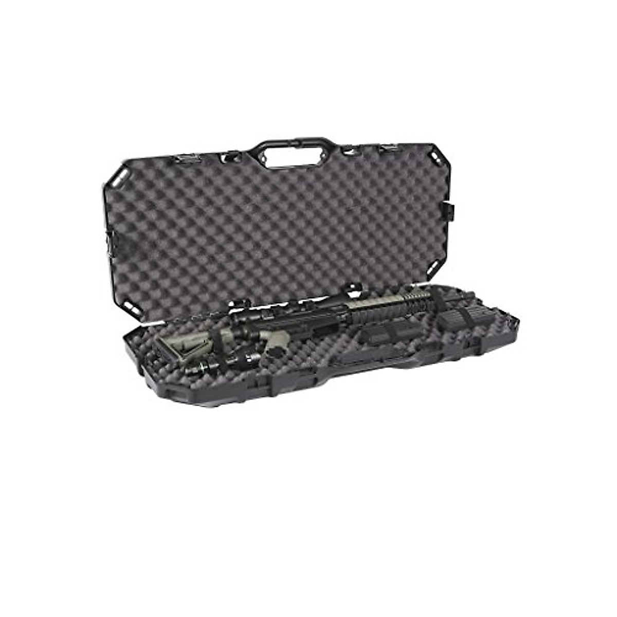 Plano 36” Tactical Series Long Gun Rifle Case, Black, Gun and Accessory Storage with Internal Locking Protective Foam, Hard Gun Case for Rifle or Shotgun