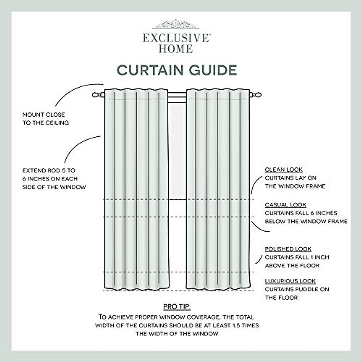 Exclusive Home Catarina Layered Solid Room Darkening Blackout and Sheer Hidden Tab/Rod Pocket Top Curtain Panel Pair, 52"x84", Rose Blush, Set of 2