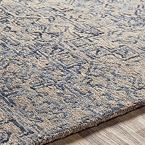 BoutiqueRugs Radisson Bohemian, Transitional Area Rug - Navy, Blue, Taupe - 8' x 10'