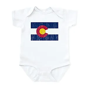 CafePress Colorado Flag Infant Bodysuit Cute Infant Bodysuit Baby Romper