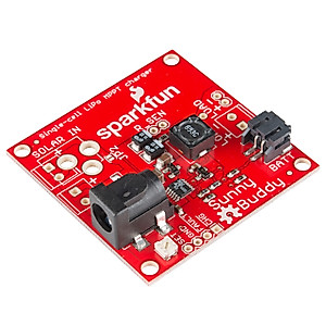 SparkFun Sunny Buddy - MPPT Solar Charger (MPPT) Solar Charger for Single-Cell LiPo Batteries LT3652 Power Tracking 2A Battery Charging Circuit