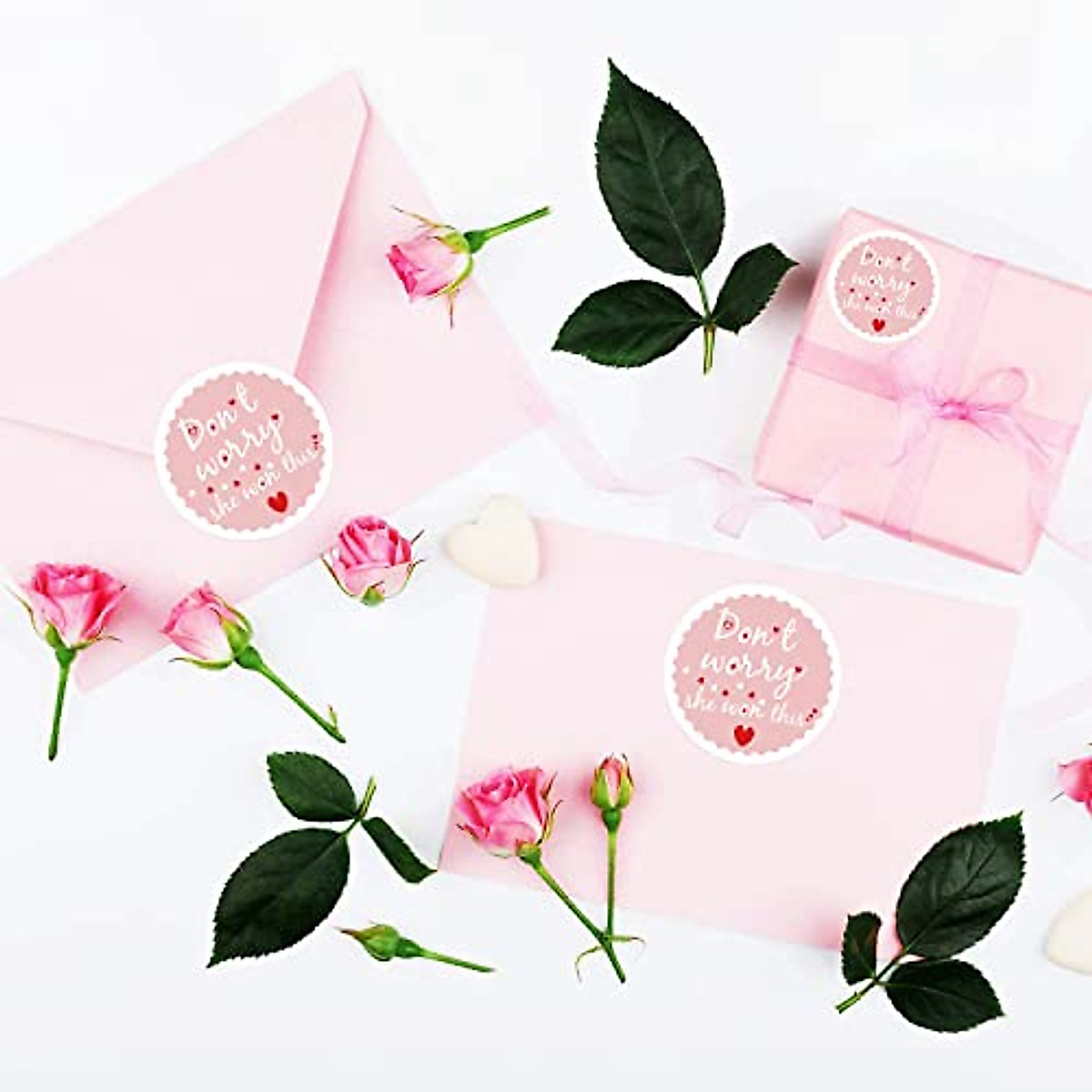 Don’t Worry She Won This Stickers Small Shop Stickers 1.5 Inch Thank You Customer Appreciation Circle Sticker Labels 500 Pcs Thank You Stickers for Small Businesses Packaging Sticker,Handmade Stickers