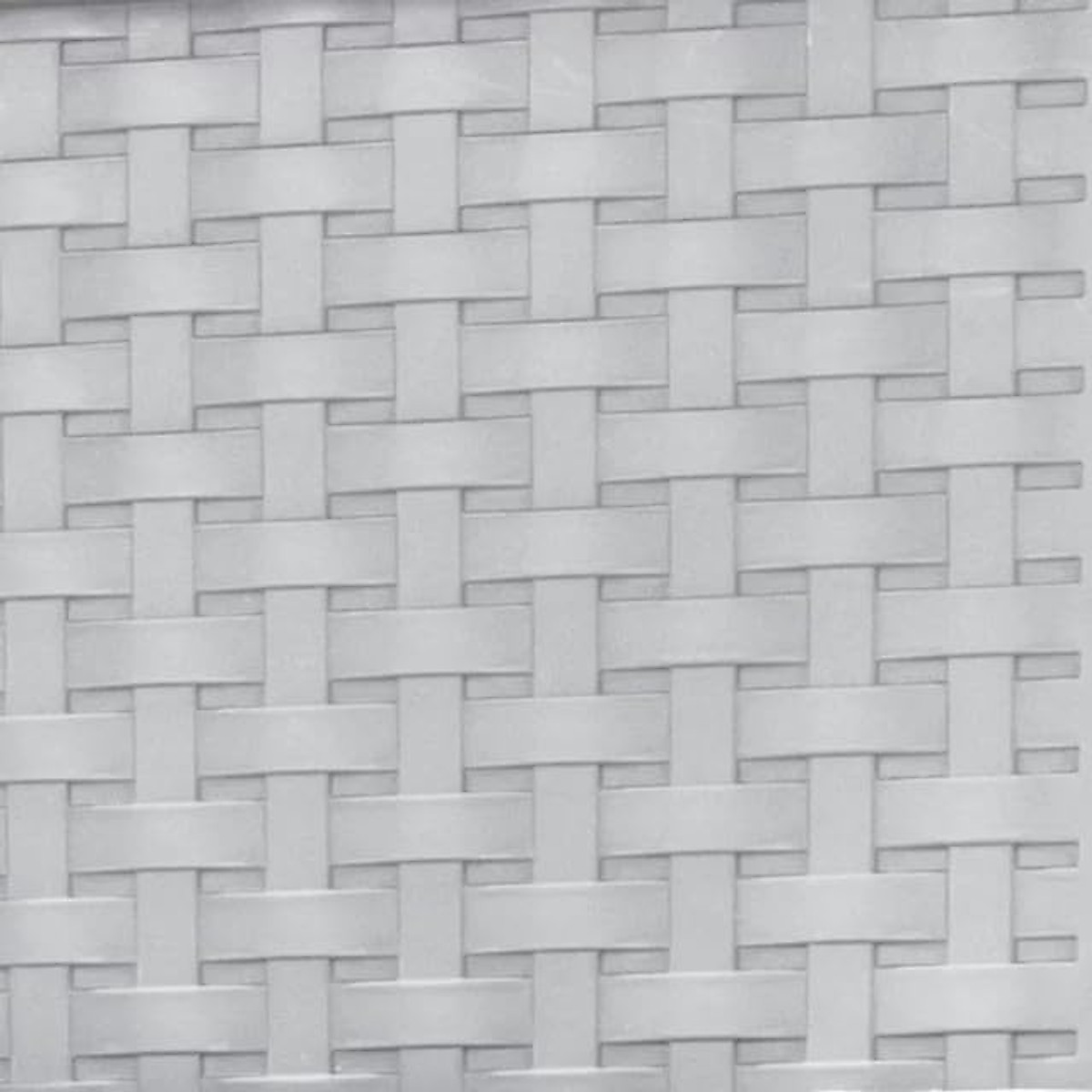 3 Drawer Weave Storage Tower Set of 2, Plastic Decorative Drawers to Organize Clothes in Bedroom with Gray Drawers