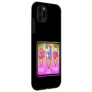 iPhone 11 Pro Max Single Cone Uni Cone Double Cone Unicorn Ice Cream Case