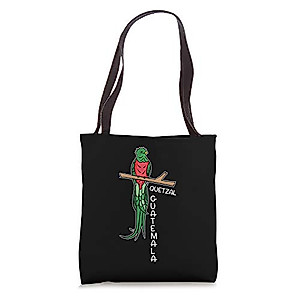 Quetzal Bird Guatemalan Travel Souvenir Guate Guatemala Tote Bag